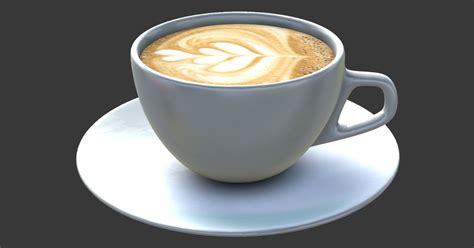 coffee cup pbr 3d food unity asset store