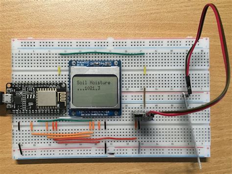 Nodemcu Esp8266 With Lua Moisture Sensor And Display