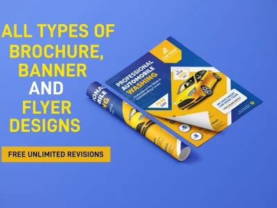 A Professional Flyer Brochure And Banner Design Upwork