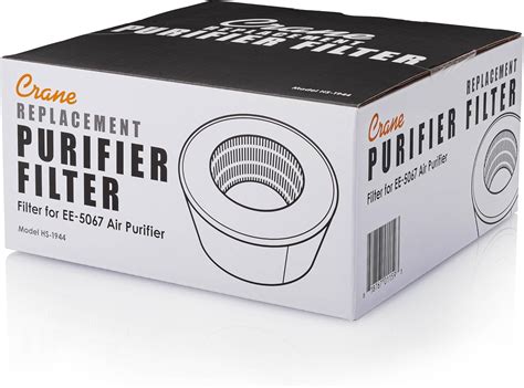 Crane Genuine Air Purifier Replacement Filter For Models Ee 5067 And Hs