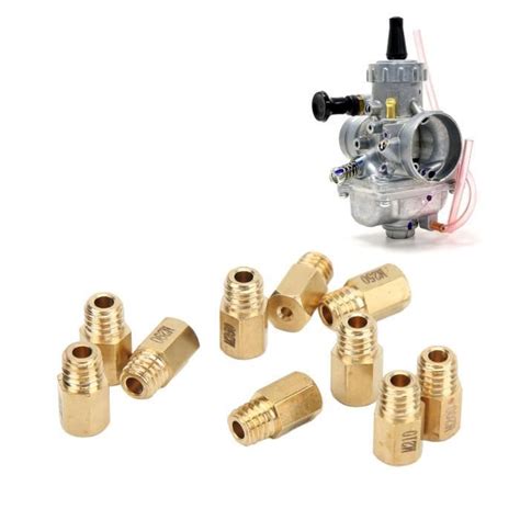 10 Pcs Carburateur Principal Jet Laiton Massif Remplacement Pour Mikuni