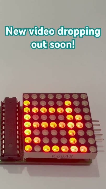 Led Matrix 8x8 Max7219 With Arduino Uno Programming Led Arduinoprogramming Diy Ledlight