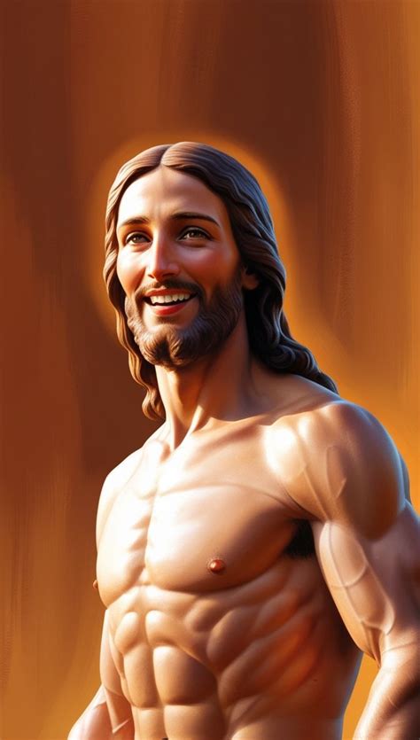 Muscular Jesus Jesus Smiling Wallpaper Jesus Art Jesus Wallpapers Jesus Smiling
