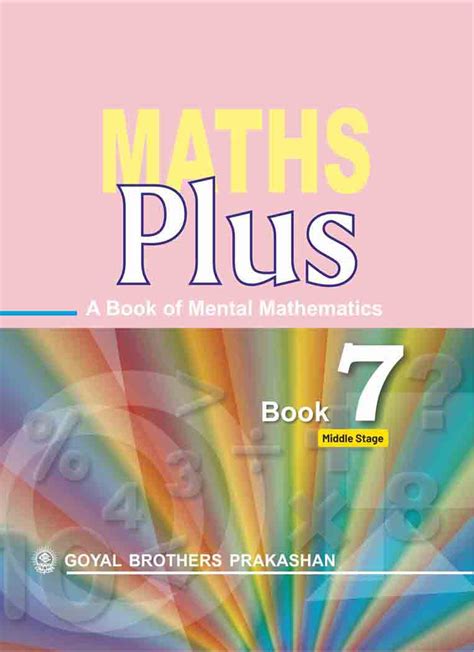 Maths Plus A Book Of Mental Mathematics For Class 7