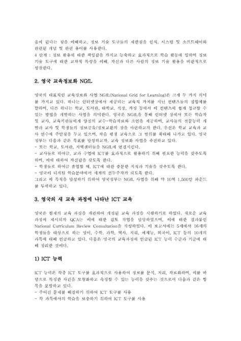 Ict Ict활용교육 정보통신기술활용교육 영국과 미국 Ict정보통신기술활용교육 스페인과 덴마크 Ict정보통신기술활용교육 캐나다와 호주 Ict정보통신기술활용교육