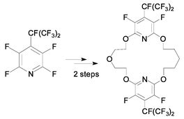 Polyhalogenated Heterocyclic Compounds Macrocycles From Perfluoro Isopropylpyridine Organic