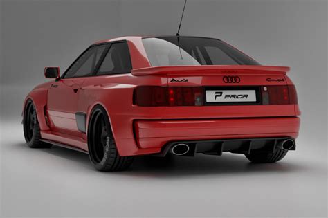 Prior Designs Widebody Audi Coupé B3 Is Nostalgic For 80s Group B