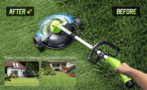 Electric Weed Wacker Cordless Weed Trimmer With 2 20ah