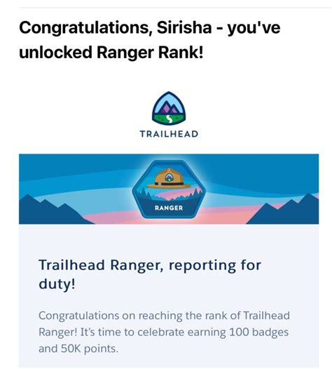 Salesforceranger Trailheadachievement Trailhead Salesforce Ranger Trailhead
