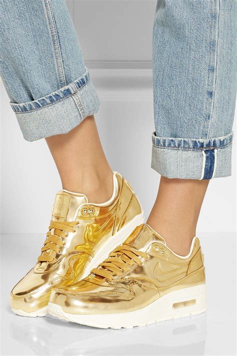 Golden Nike Shoes Nike Shoes Outlet Fashion Gold Fashion