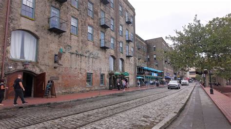 River Street In The Historic District Of Savannah Georgia Savannah