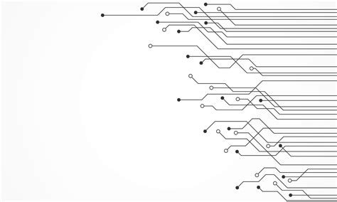 Abstract Technology Background Circuit Board Pattern Microchip Power Line 5210078 Vector Art