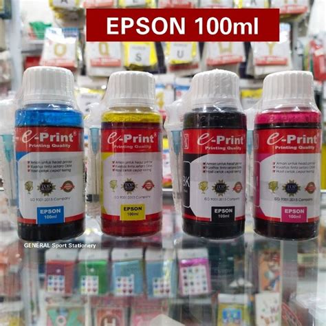 Jual Tinta Printer Epson E Print 100 Ml Shopee Indonesia