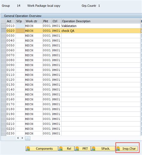 General Task List Inspection Characteristics Updat SAP Community