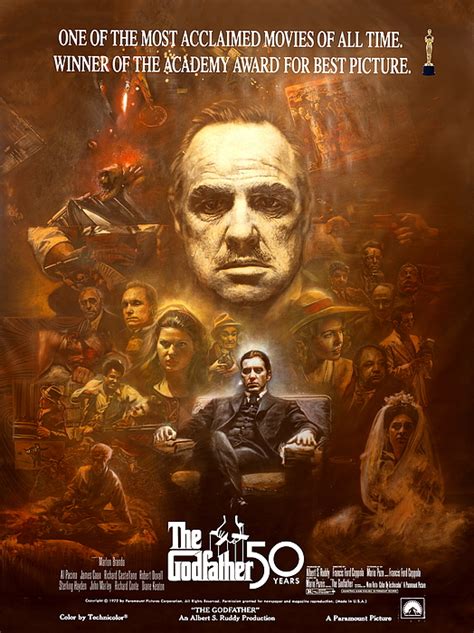 Marlon Brando Godfather Poster