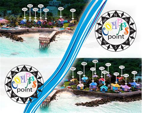 Resort Map Compass Point Beach Resort Bahamas