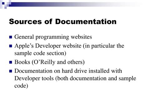 Ppt Mac Os X Programming Powerpoint Presentation Free Download Id