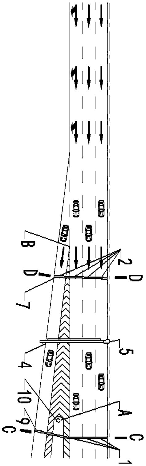 Driving System And Method For Actively Guiding Vehicle At Overpass Exit