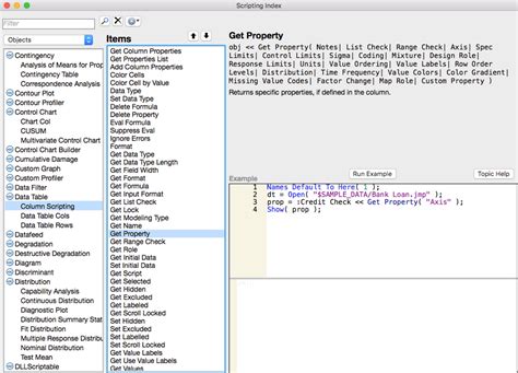 Solved Column Information Jmp User Community