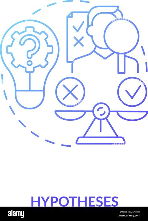 Hypothesis Concept Icon Stock Vector Image And Art Alamy