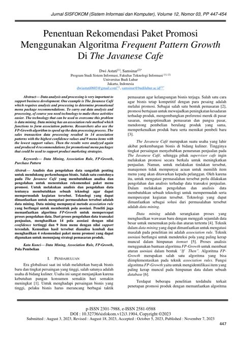 Pdf Determining Promotional Package Recommendations Using The Frequent Pattern Growth