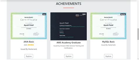 GitHub Ayush P My Portfolio