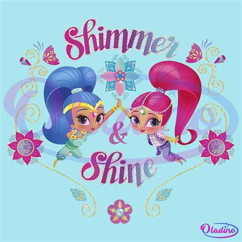Glitter Shimmer And Shine Group Shot Logo Png Oladino