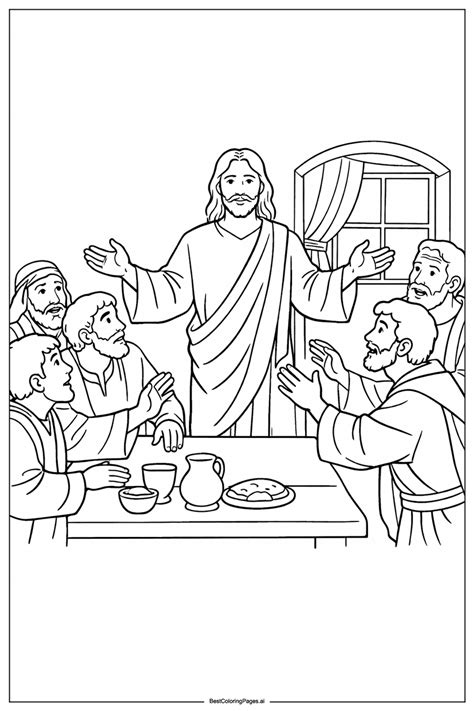 35 Jesus Coloring Pages Free Pdf And Png Printable