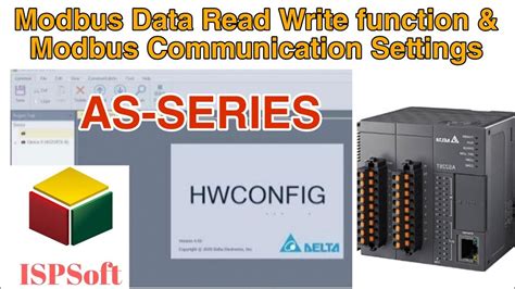Delta Plc As Series Modbus Communication And Read Write Data Complete