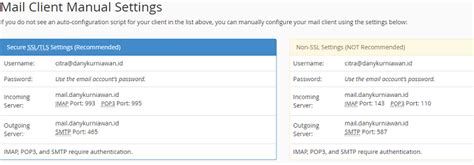 Tutorial Setting Email Hosting Pada Microsoft Outlook Citrahost