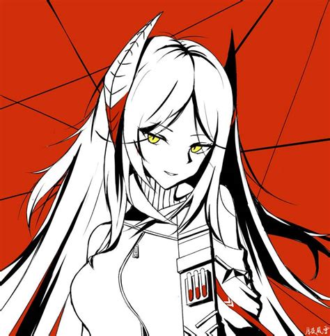 明日方舟插画师月夜风雪的伊内丝插画图片 Bobopic