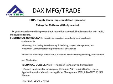 Dax Dynamics Ax Dynamics 40 Microsoft Dynamics 2009 Pptx