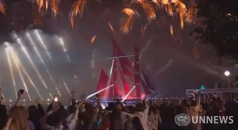 러시아 상트페테르부르크의 마법의 밤 Unnews 유엔뉴스 유엔신문