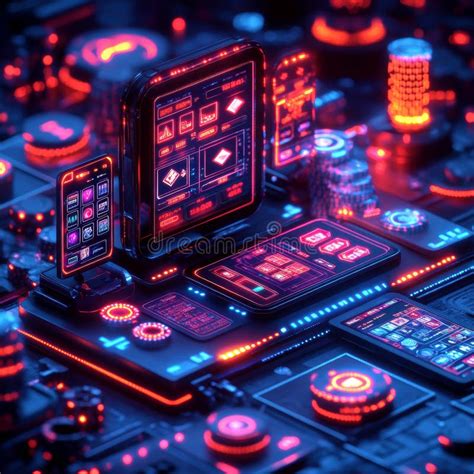 futuristic stock image of a glowing circuit board symbolizing advanced