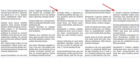 Adobe Indesign Hide Blank Lines When On Top Of Column Graphic Design Stack Exchange