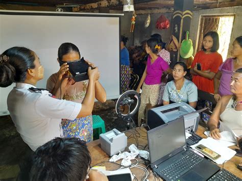 လယ်ဝေးမြို့နယ်ရှိ ရပ်ကွက် ကျေးရွာမျာမှ ပြည်သူ ၄၀၅ ဦးအား ဇီဝဆိုင်ရာအချက်အလက်များ ကောက်ယူပြီးစီး