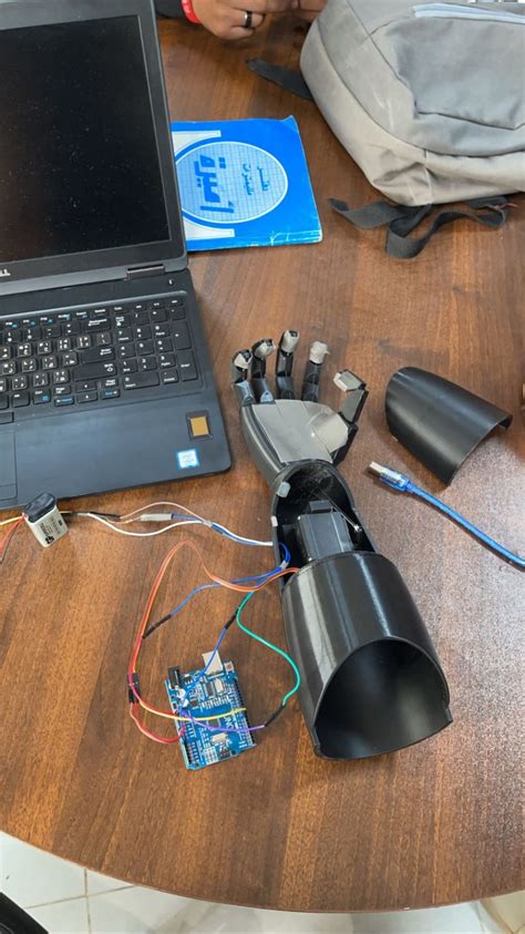 abdoalrahman ashraf on linkedin a prosthetic hand project using