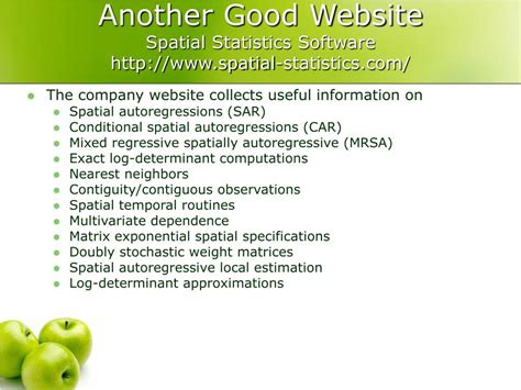 Ppt Spatial Statistics Powerpoint Presentation Free Download Id 259481