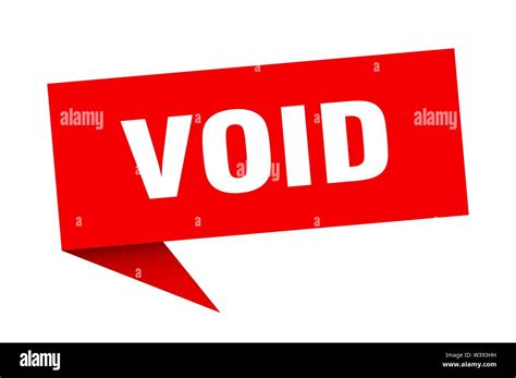 Void Speech Bubble Void Sign Void Banner Stock Vector Image And Art Alamy