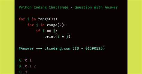 python coding challange question with answer 01290525 ~ computer