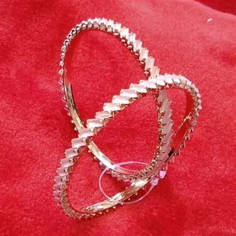 Golden Anniversary Fashion Brass Bangle Set Size 2 2 Inch Diameter 2 Bangles At ₹ 300 Set