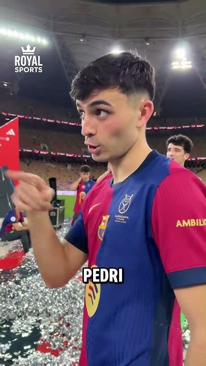 Why Does Pedri Always Kiss This Bald Man 😱⚽ Youtube