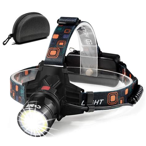 Led Headlamps Flashlight-Newest Technology T6 Spot+ COB Flood Light,10 ...