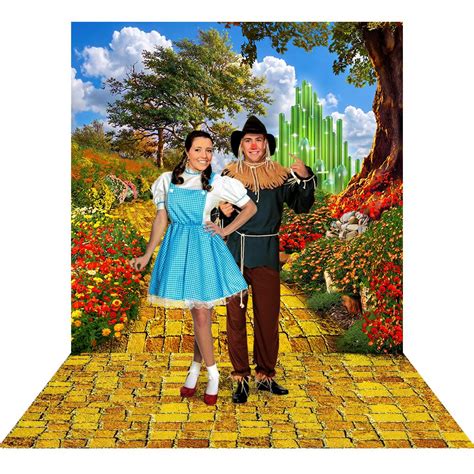 Wizard Of Oz Yellow Brick Road Backdrop Emerald City Background
