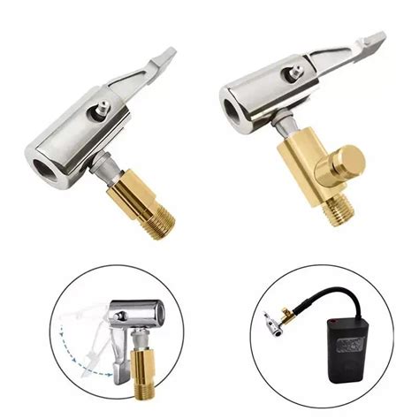 Conector De Bomba Insuflável Para Compressor De Ar De Pneus De Carro Adaptador De Válvula Reparo