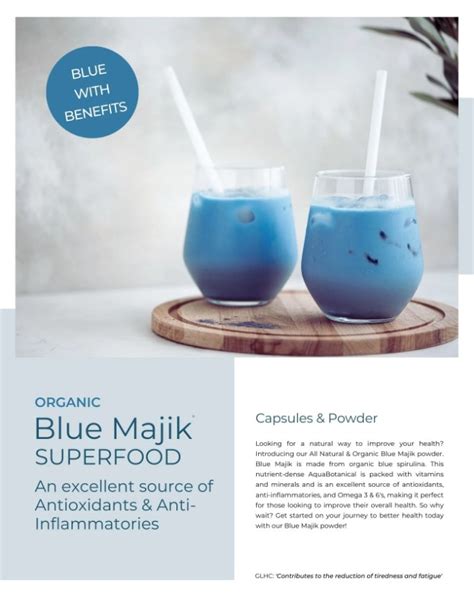 Blue Majik® 400mg Capsules Superfoods4health