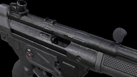 3d Model Mp5a1 Mp5sd1 With Silencer Scope Mount Rail Grip Vr Ar Low