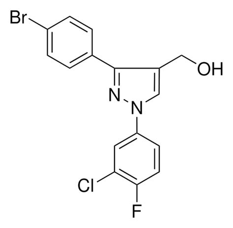 3 4 Bromophenyl 1 3 Chloro 4 Fluorophenyl 1h Pyrazol 4 Ylmethanol