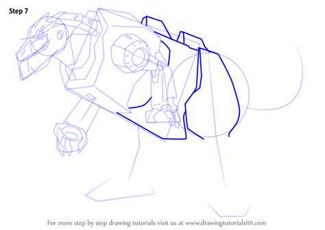 How To Draw Grimlock Disguised From Transformers Transformers Step By Step