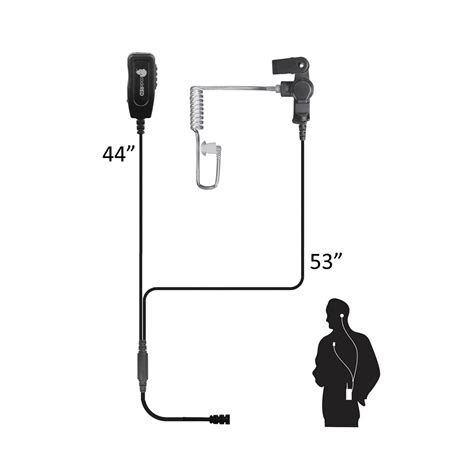 Code Red Two Wire Mic For Motorola Apx And Xpr Radios